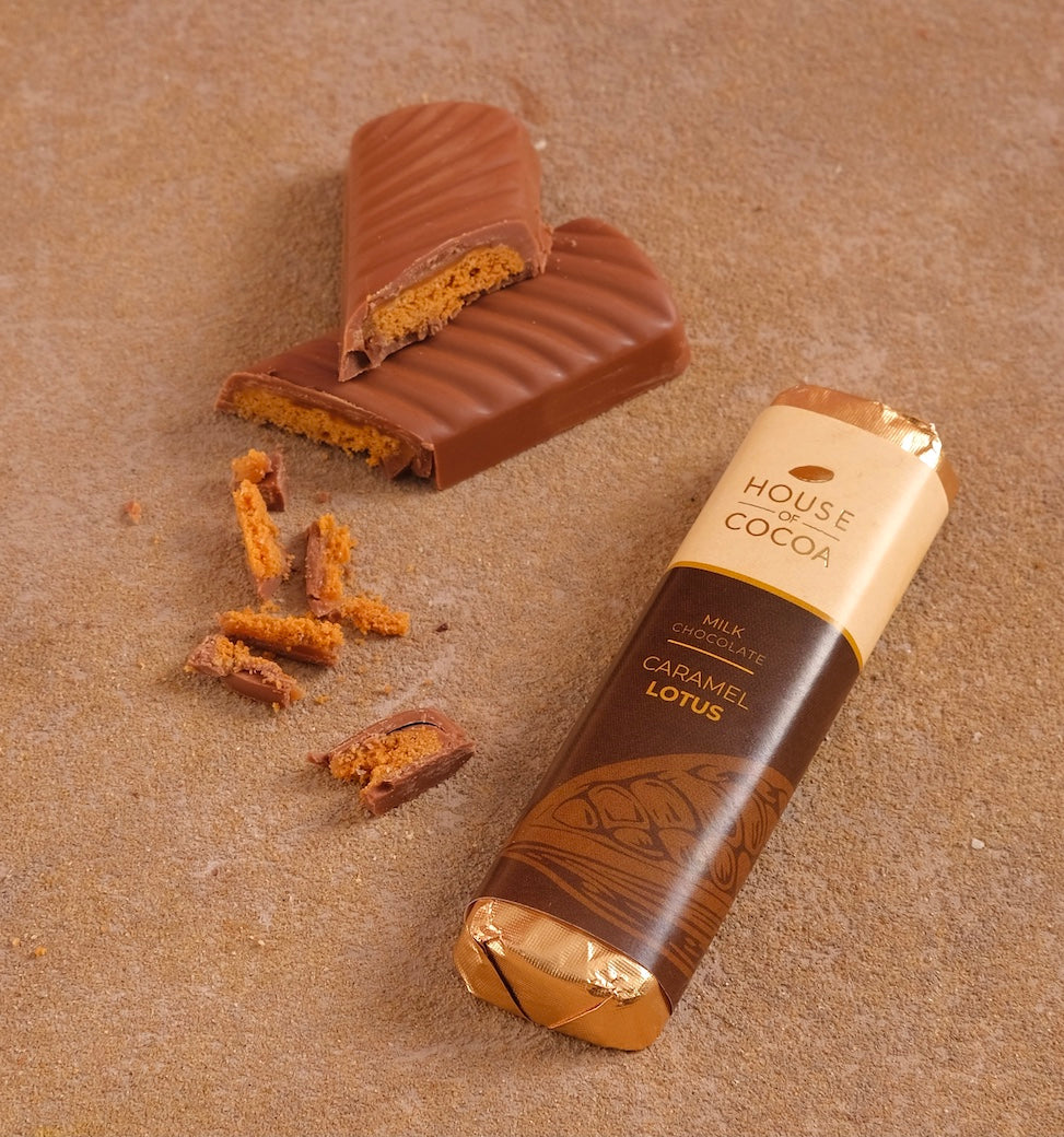 Lotus Milk Chocolate Bar 30g – House of Cocoa